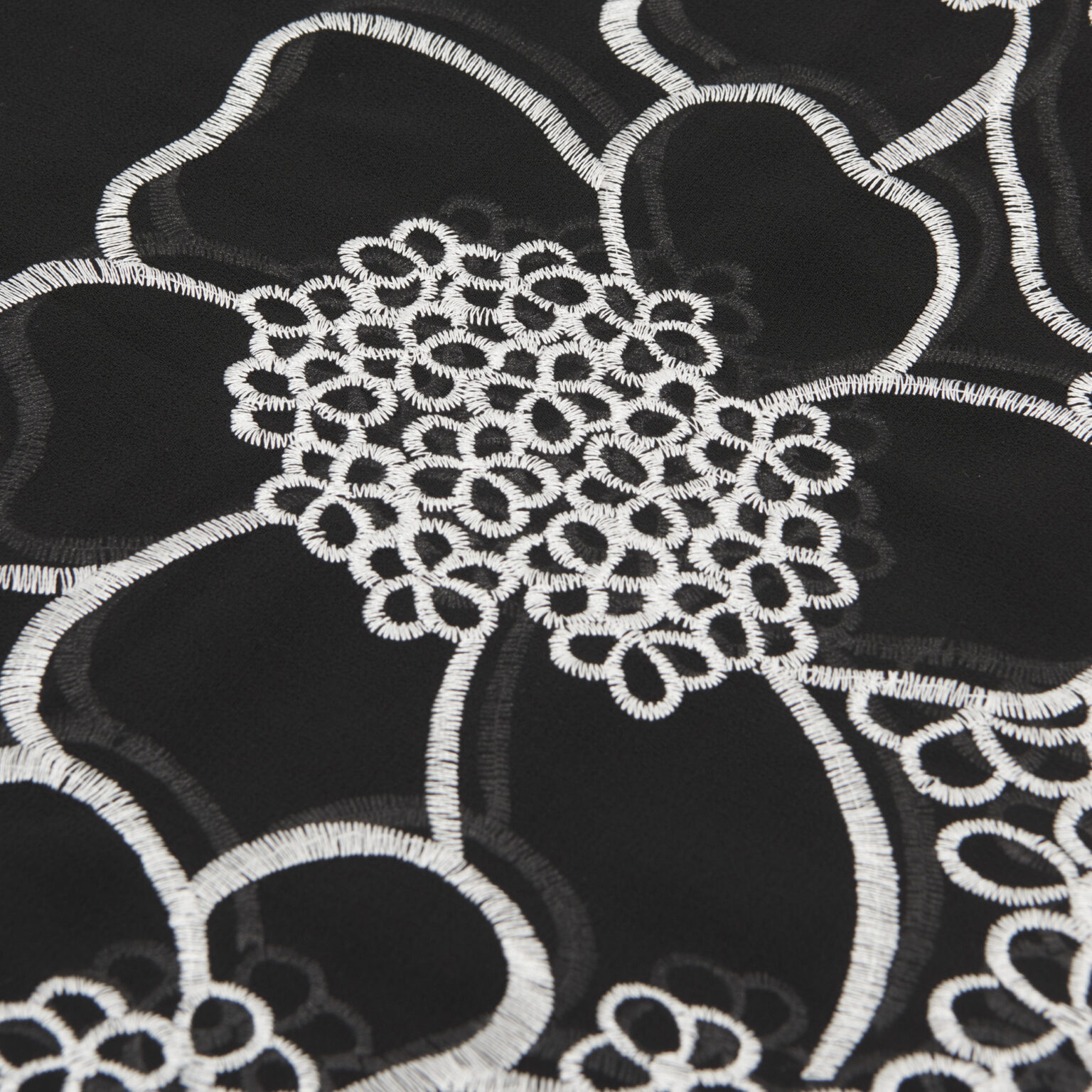 Ladies Woven Embroidered Edge Scarf - Queenspark