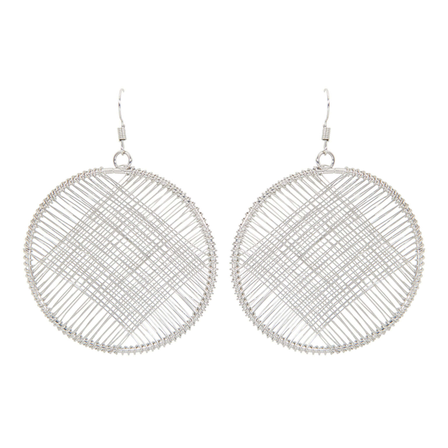 Mesh Circle Earring - Queenspark